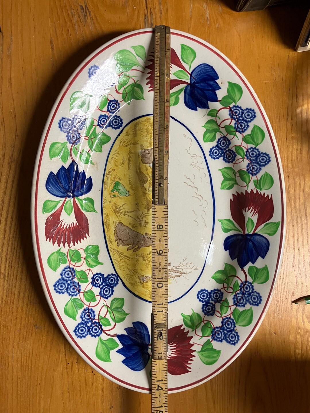 RARE Antique Staffordshire Stick Splatter Rabbitt Frog Ware. Stunning ...