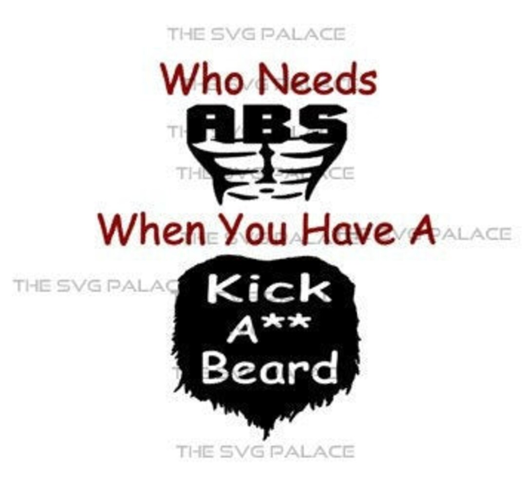 Bearded Men Svg Designs for Men, Manly Svg Files for Cricut, Fitness ...