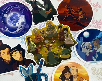Avatar the Last Airbender Zuko Stickers - Etsy