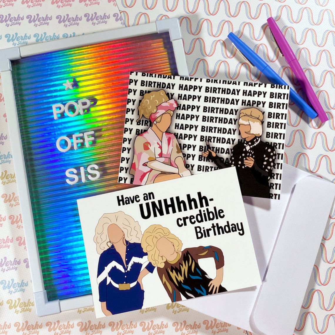 Unhhhh Inspired Birthday Cards - Etsy Canada