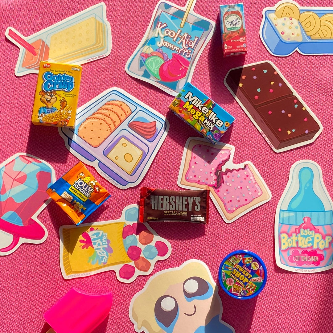 2000s Snack Stickers - Etsy