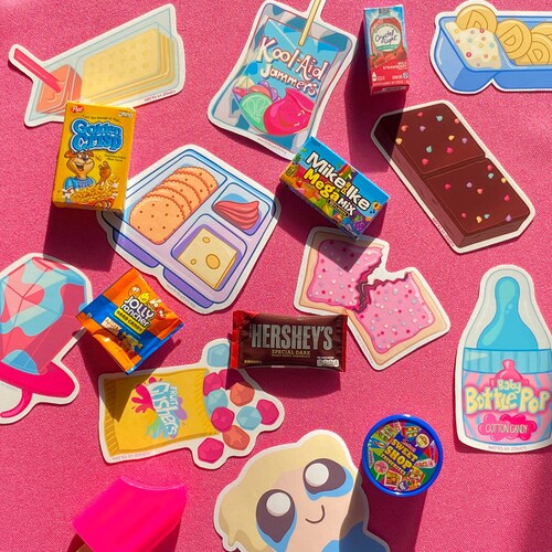 Early 2000s Cute Cartoon Critters Vending Machine Stickers - Etsy