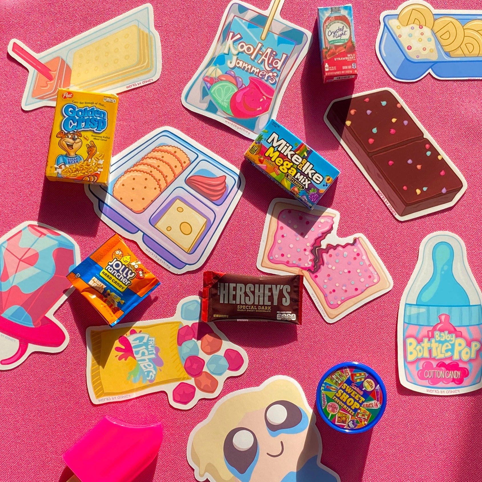 2000s Snack Stickers | Etsy