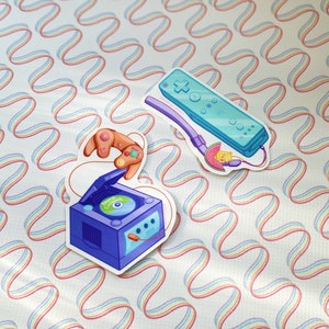Cute Wii Remote Sticker - Etsy