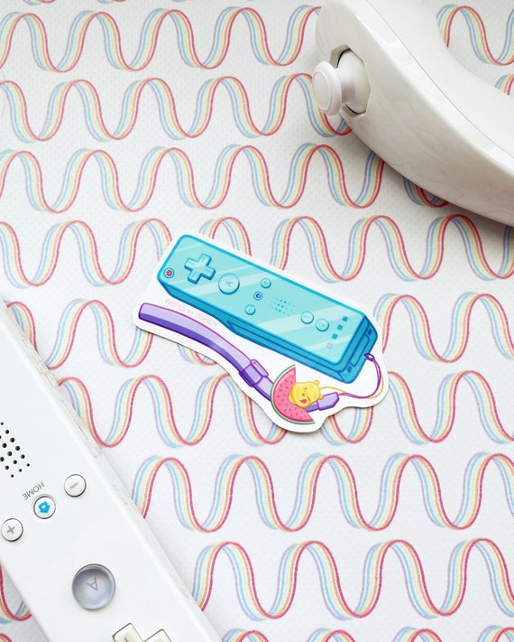Cute Wii Remote Sticker - Etsy
