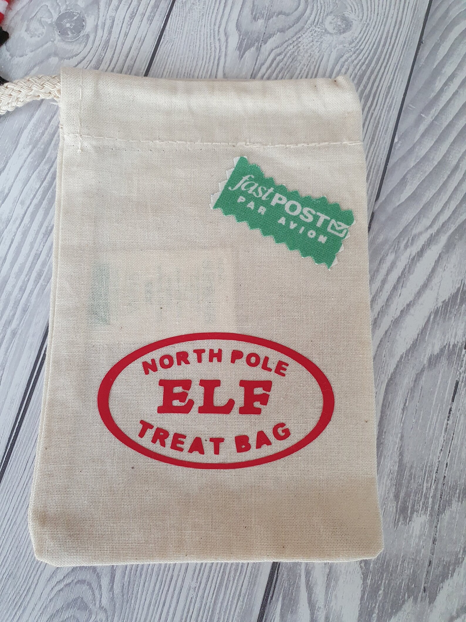 Elf Christmas Elf Elf Treat Bag Christmas Treat Bag North - Etsy UK