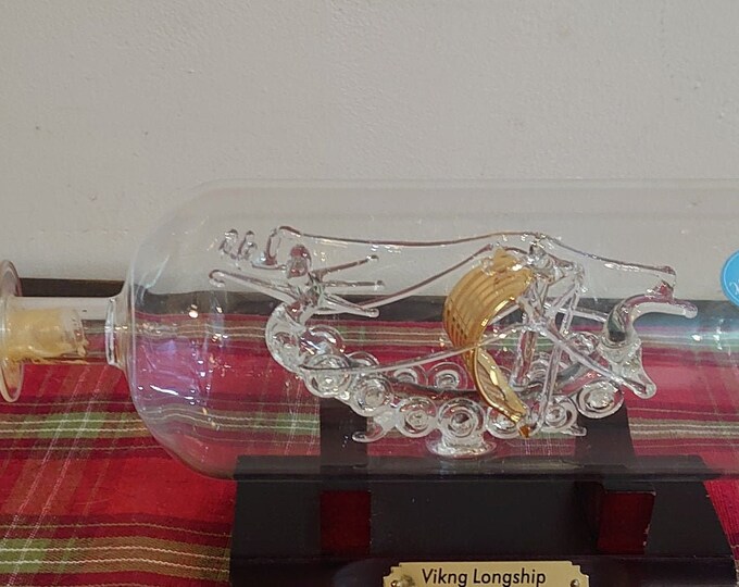 Mayflower Collection 7th Century Viking Ship Glass Reproduction in ...
