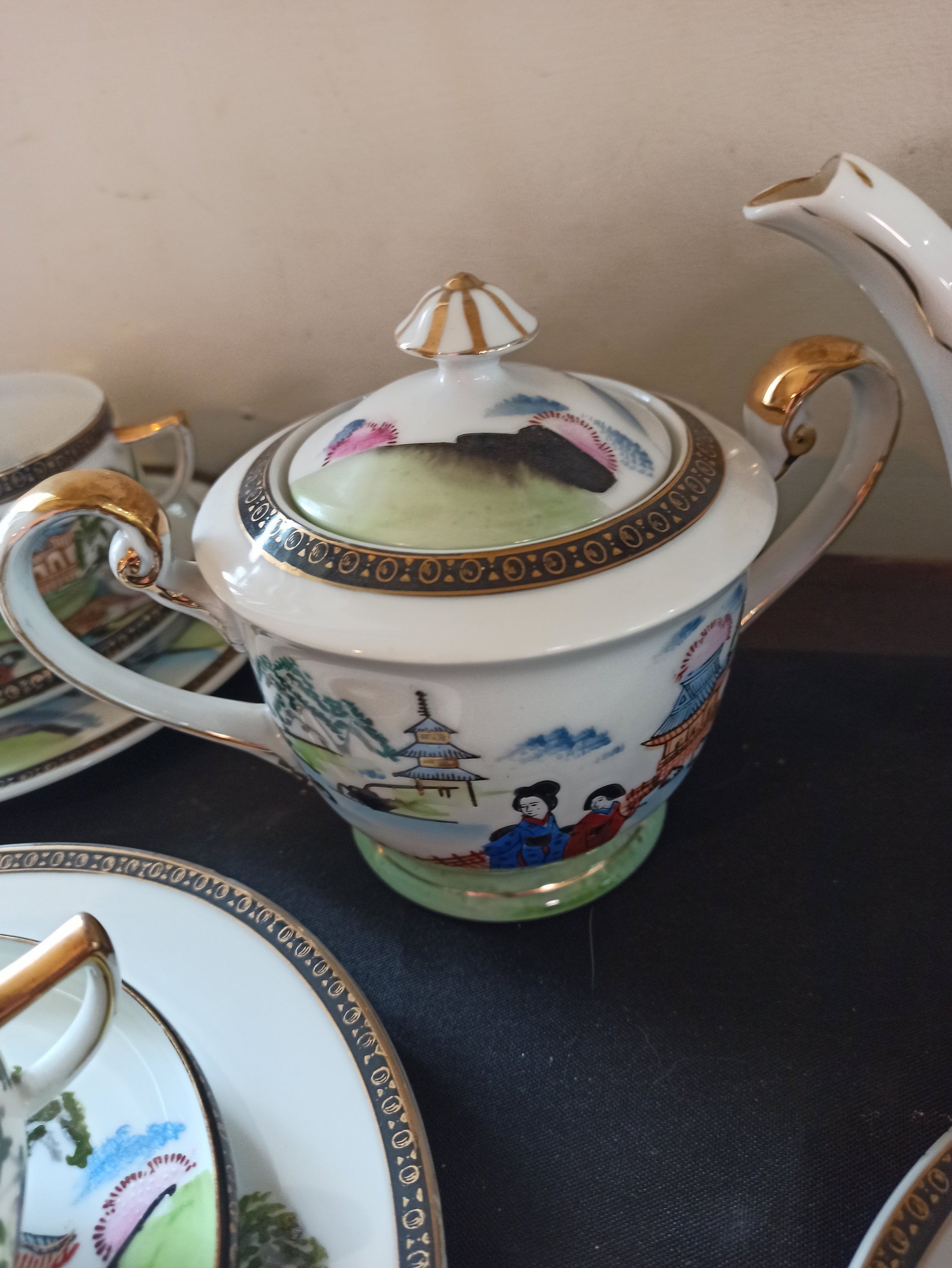 Vintage Japanese Tea Set. 21 Piece. | Etsy