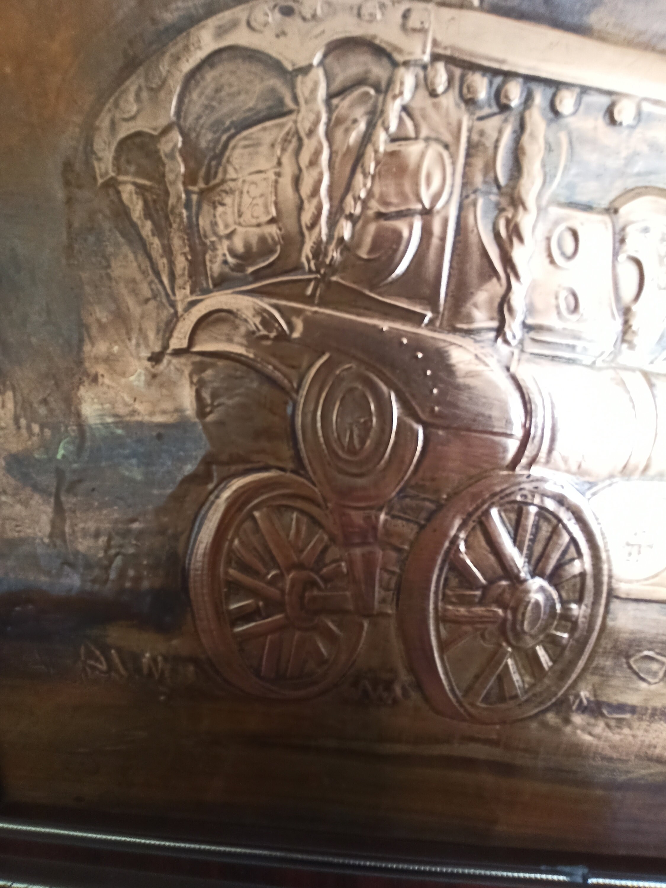 Handmade Copper Picture in Frame. - Etsy UK