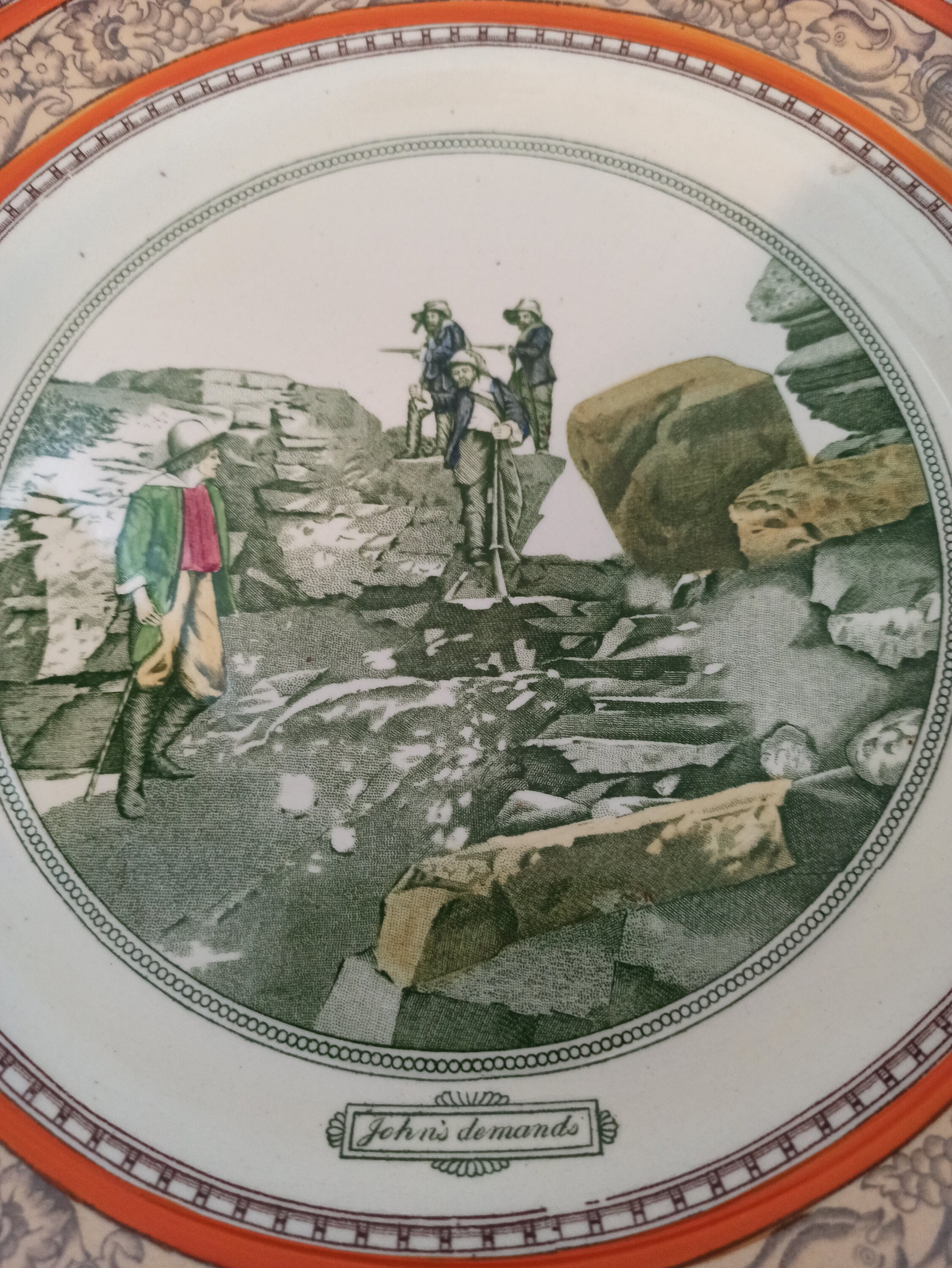 A Pair of Lorna Doone Plates by Adams Pottery. 1910s - Etsy Australia