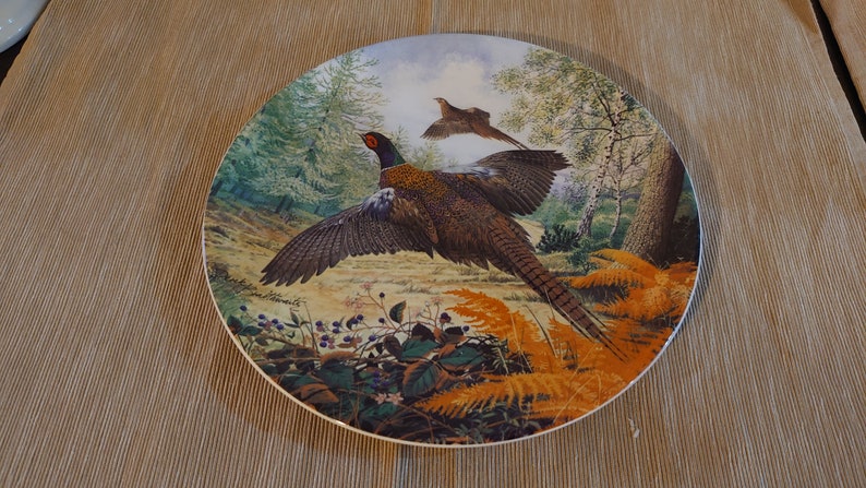 Royal Grafton Decorative Pheasant Plate - Fantastically Detailed and in ...