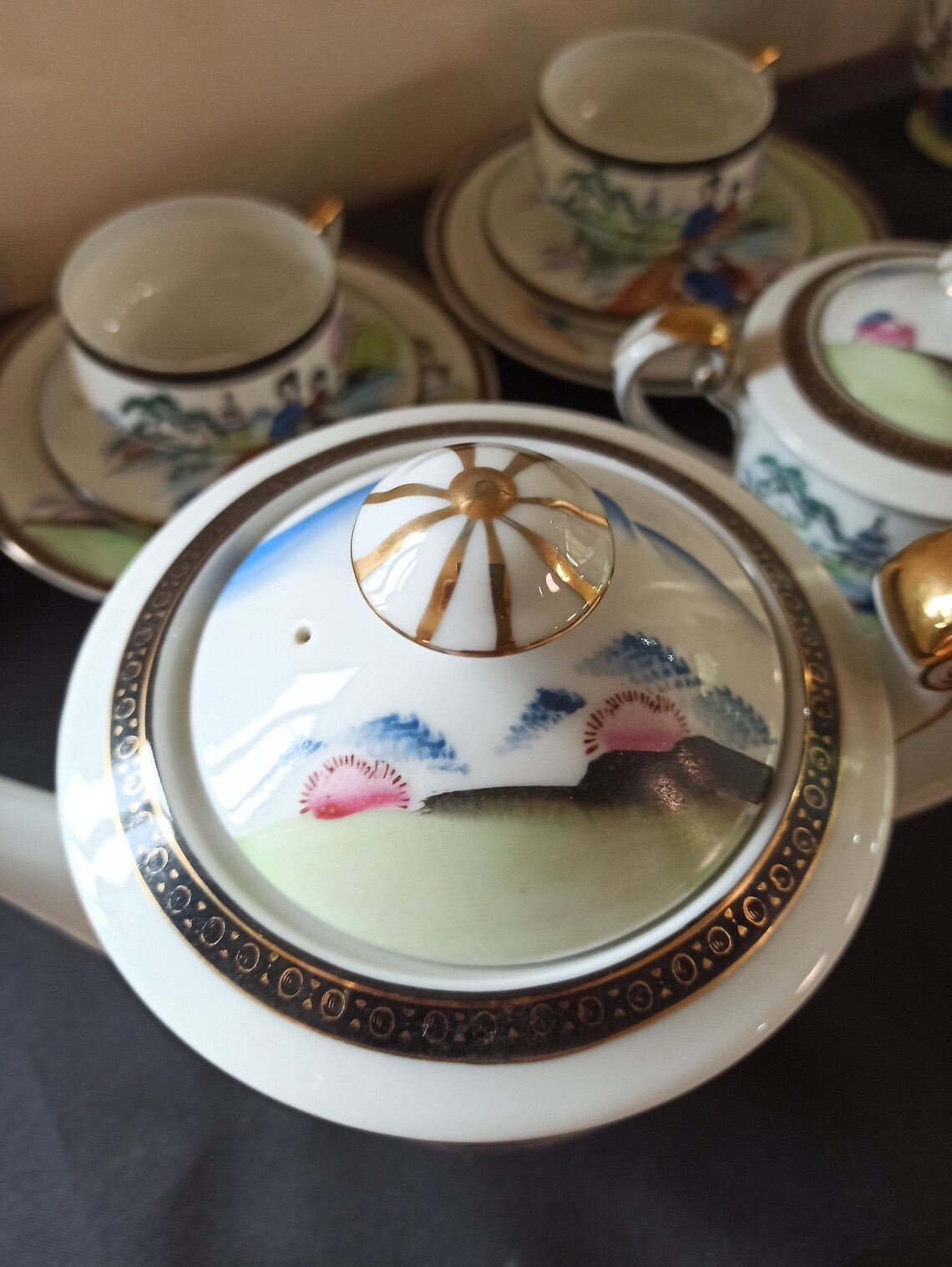 Vintage Japanese Tea Set. 21 Piece. | Etsy