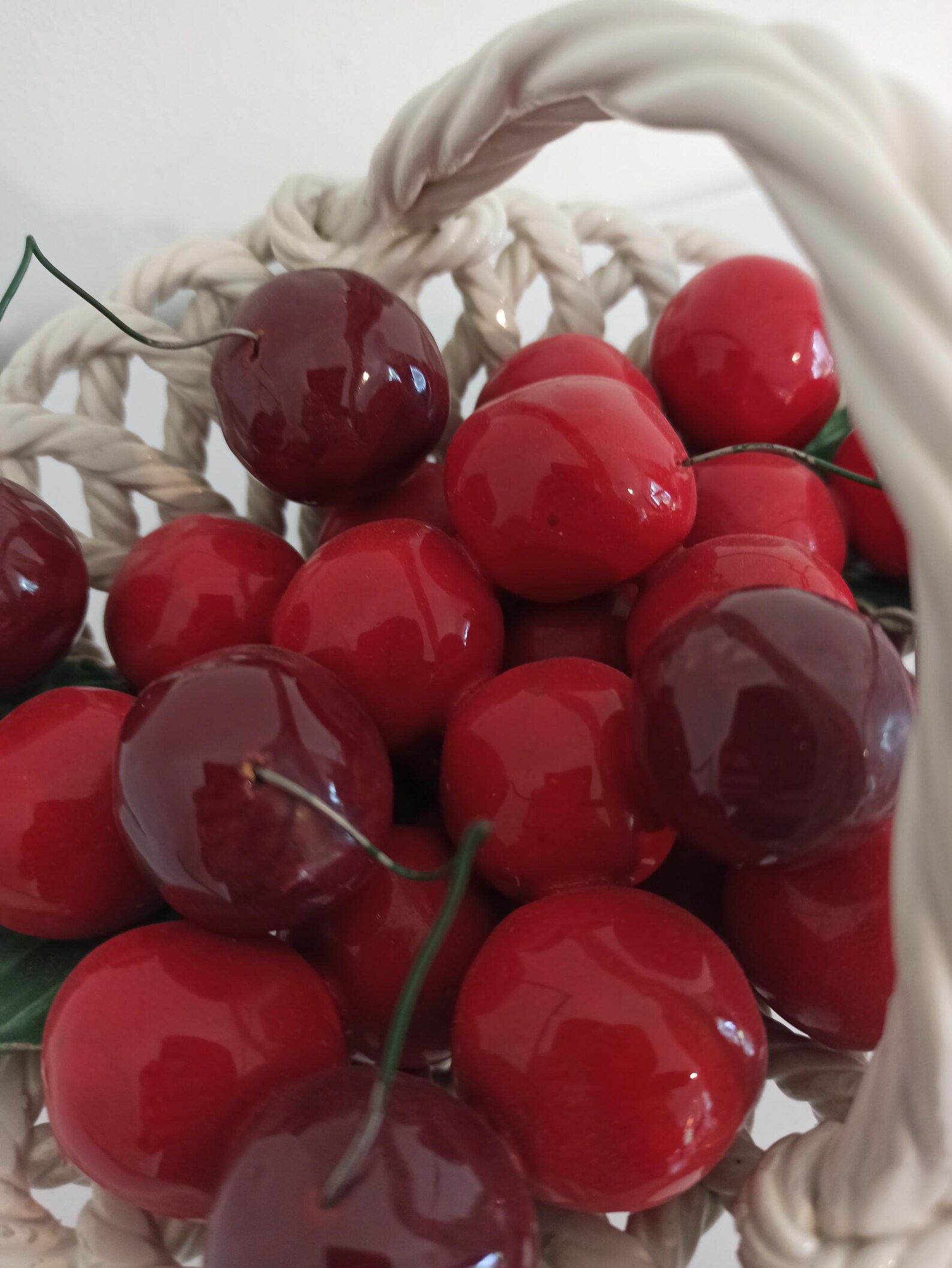 Vintage Ceramic Fruit Bowl With Ceramic Fruit. Made in Italy. Very Good ...