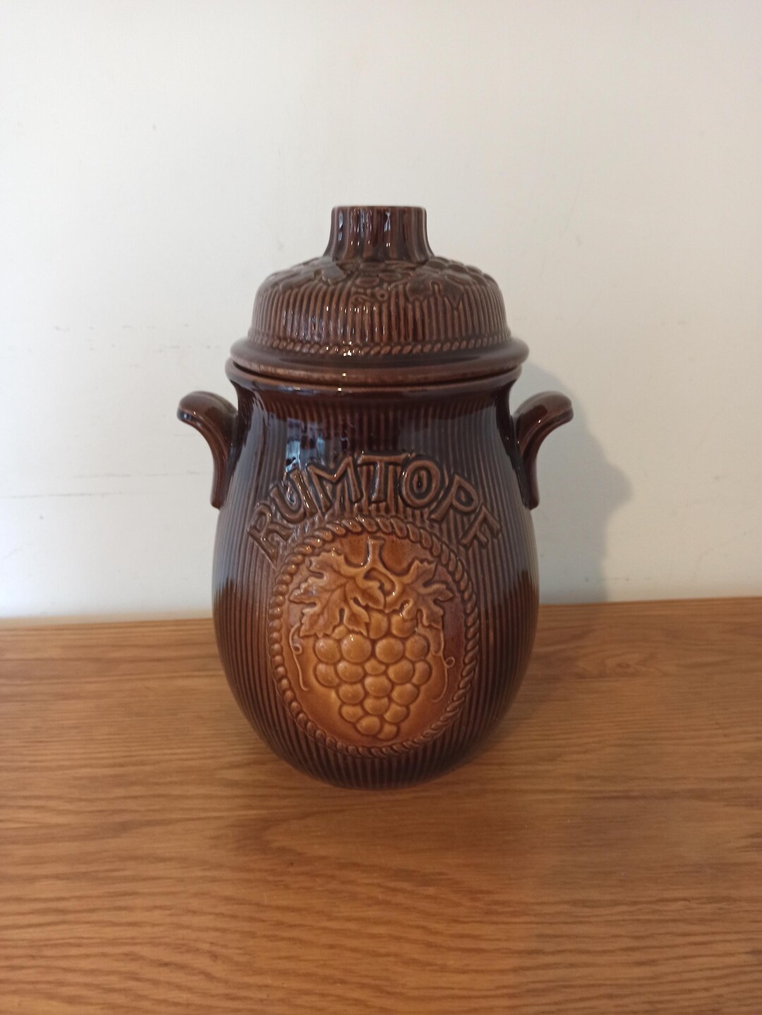 Rumtopf Jar. West Germany. Treacle Glazed. - Etsy
