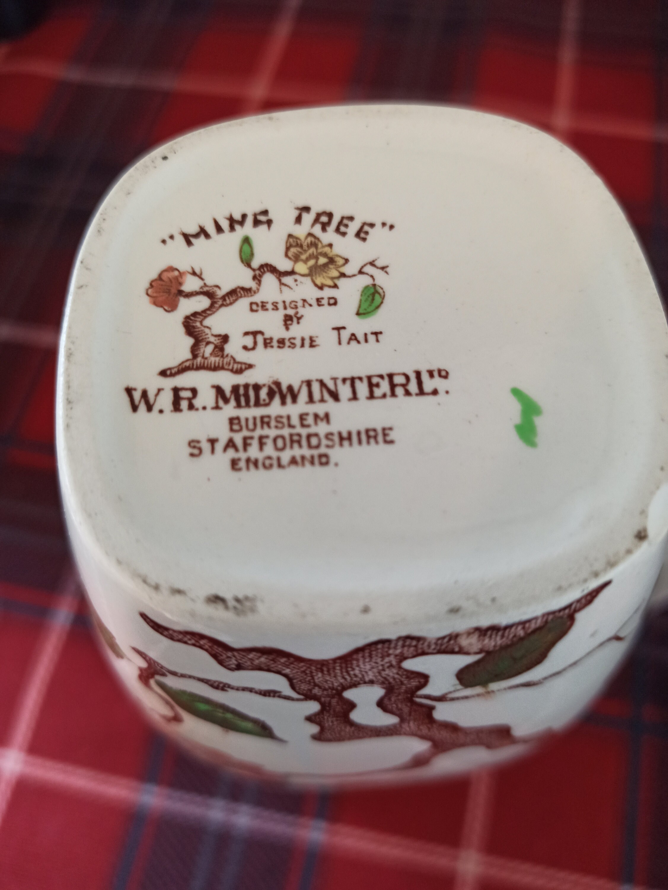 Burslem Midwinter Tea Set. Designed by Jessie Tait. Teapot - Etsy UK