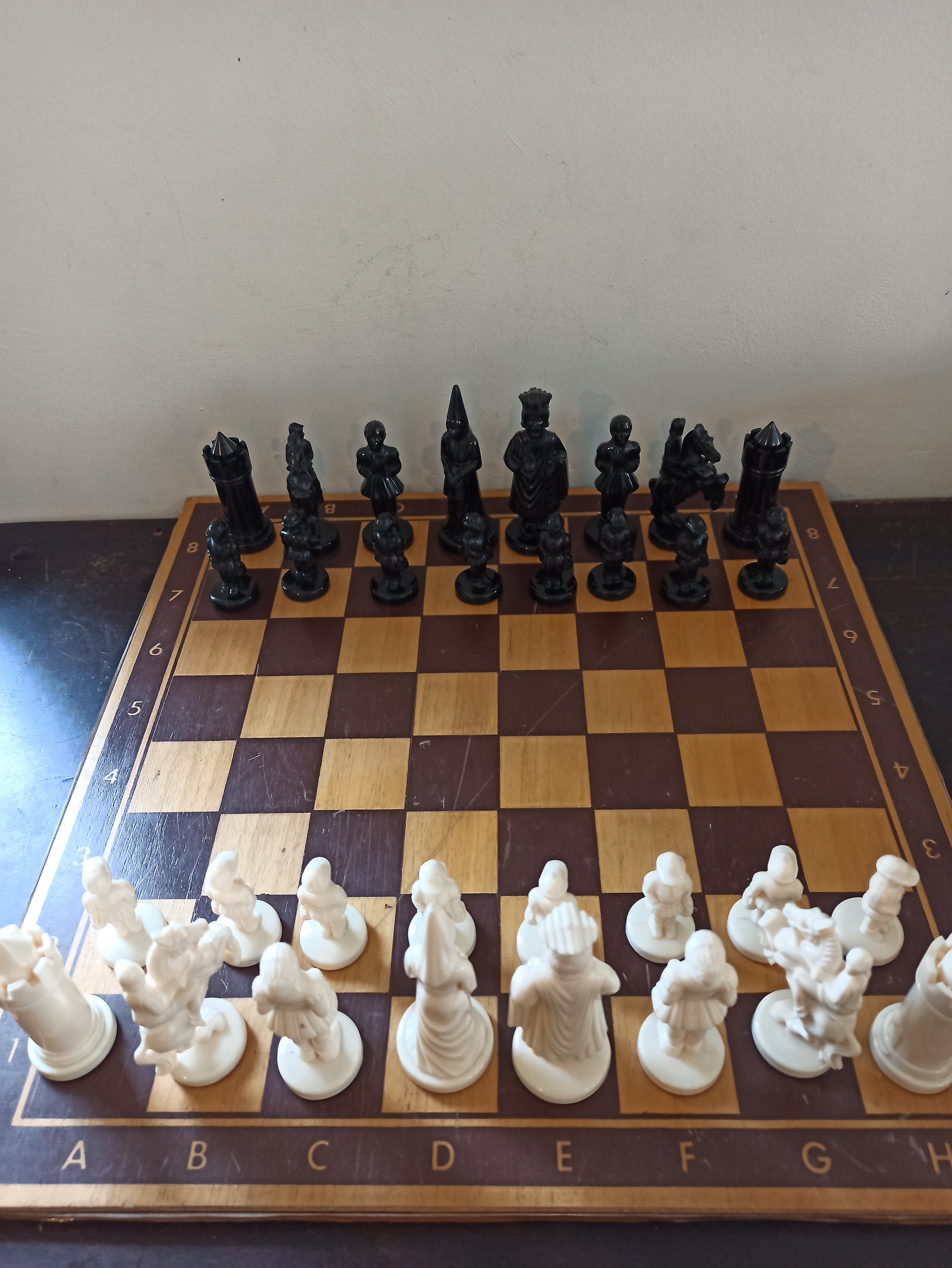 Vintage Chess Set & Pieces. Chess Pieces Boxed. - Etsy