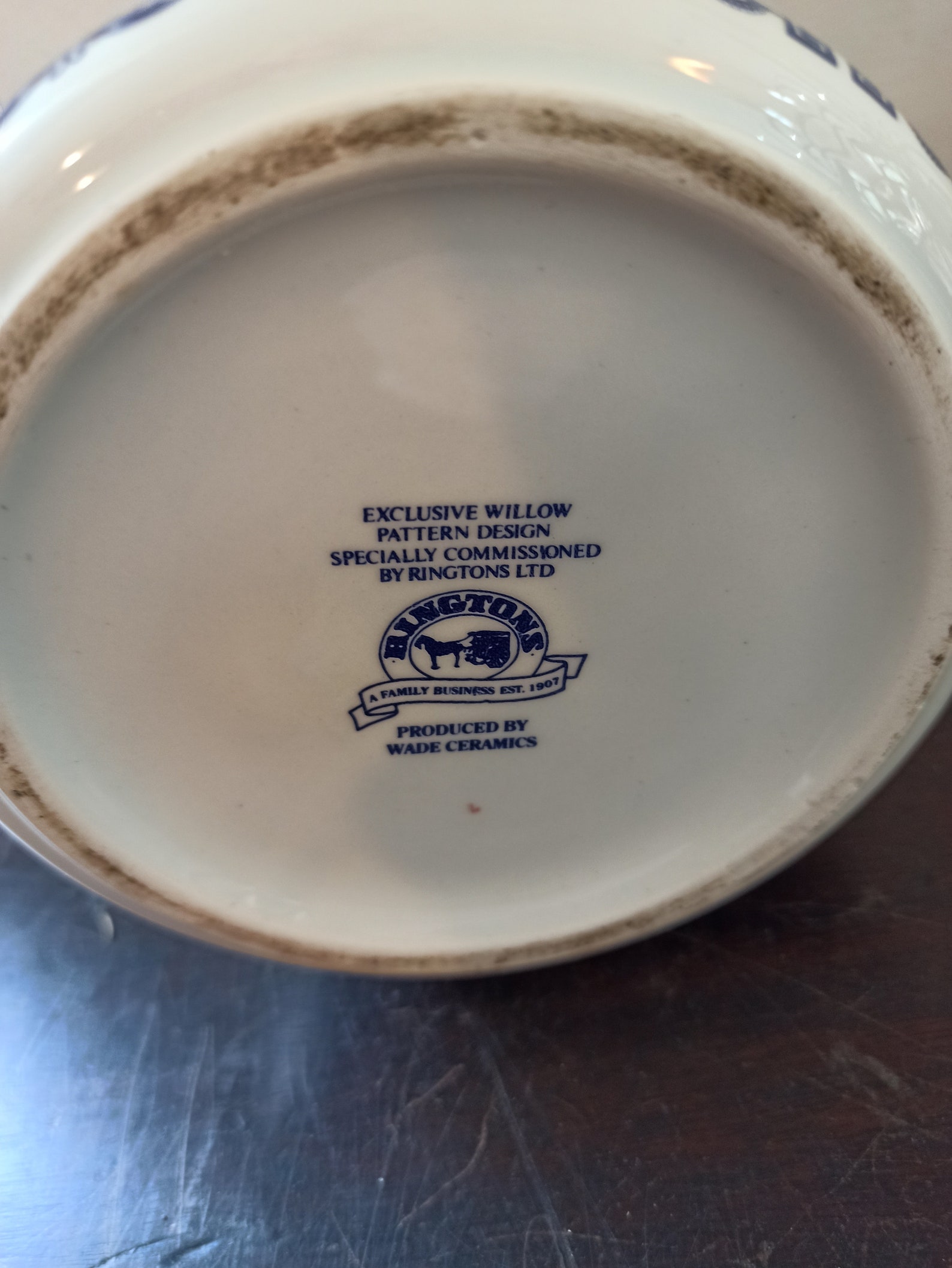 Ringtons Biscuit /cookie Jar. Designed by Wade. Willow - Etsy