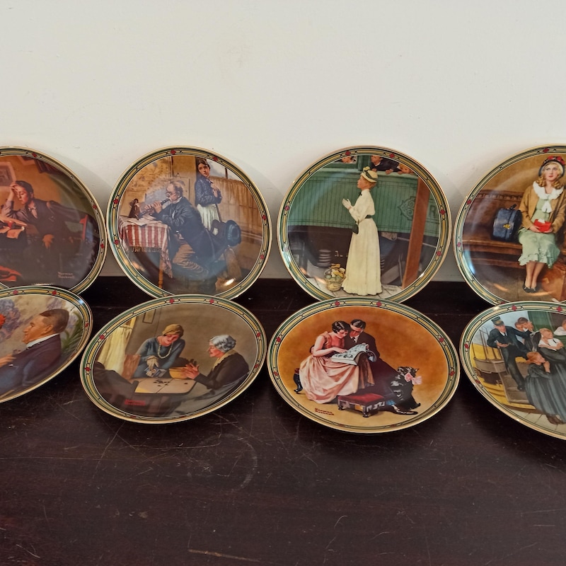 Norman Rockwell Plates - Etsy