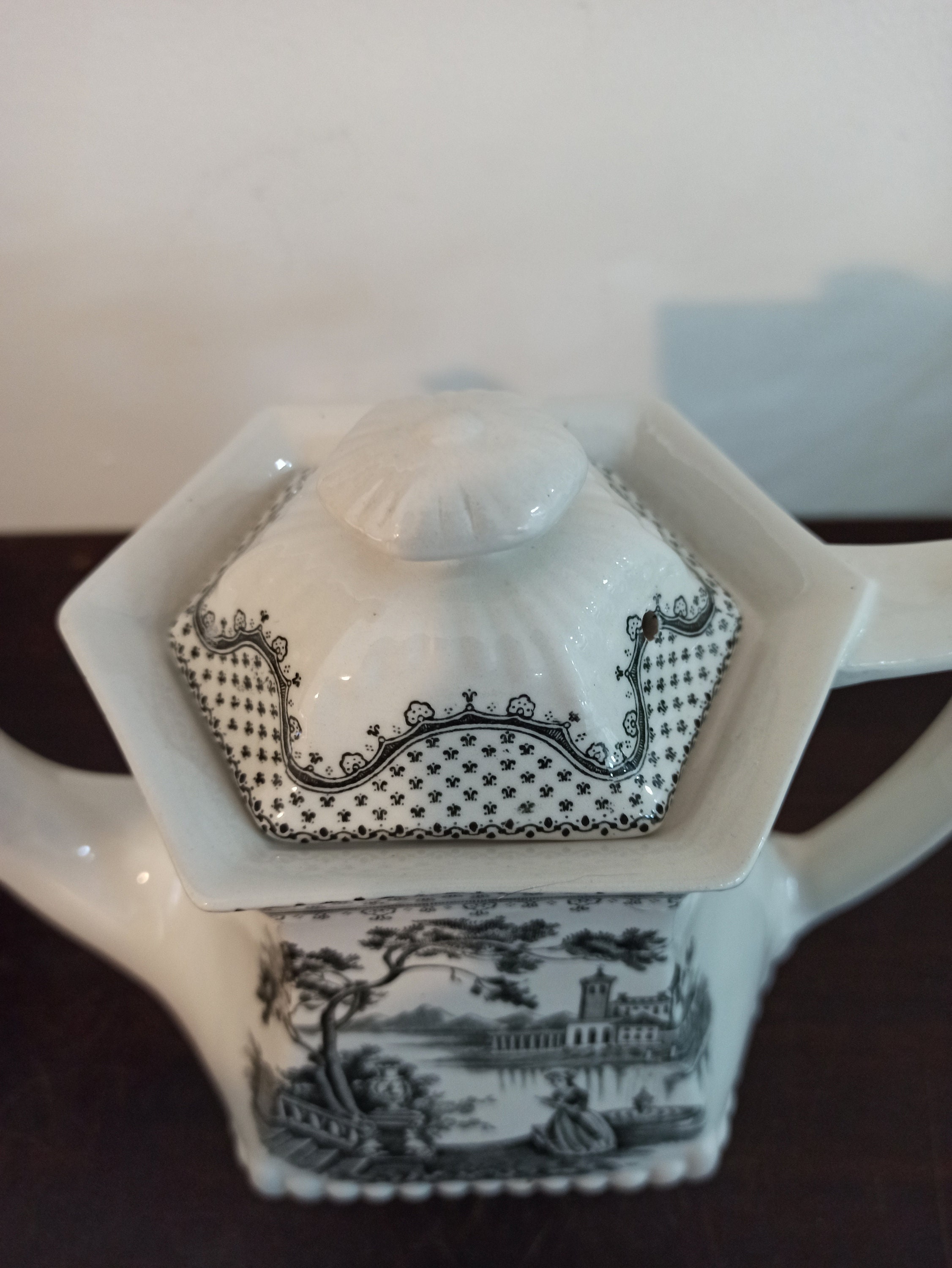 Vintage Teapot 'minuet' Wm. Adams & Sons. Ironstone. - Etsy