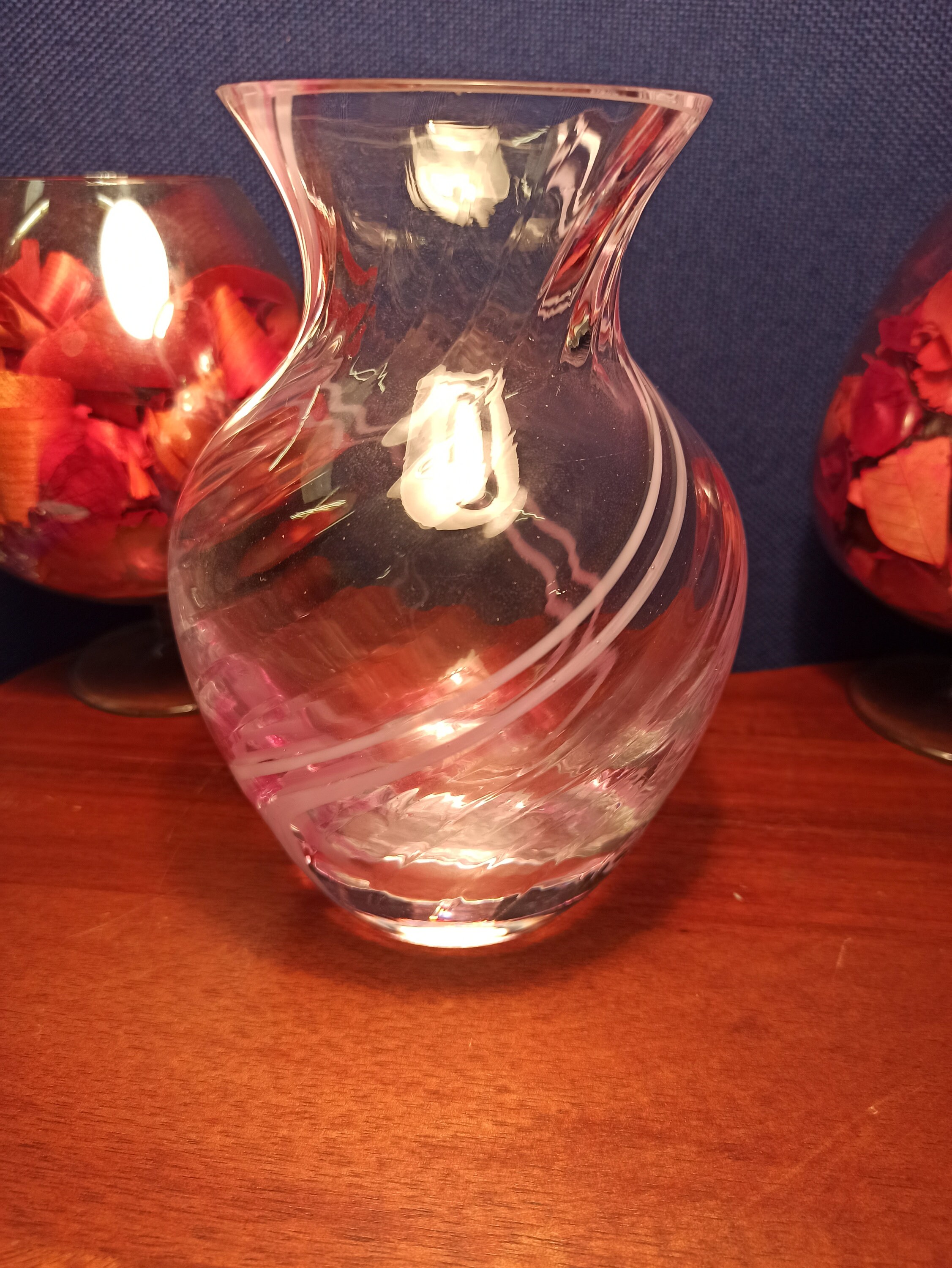 Pink Swirl Caithness Vase. Excellent Condition. - Etsy UK