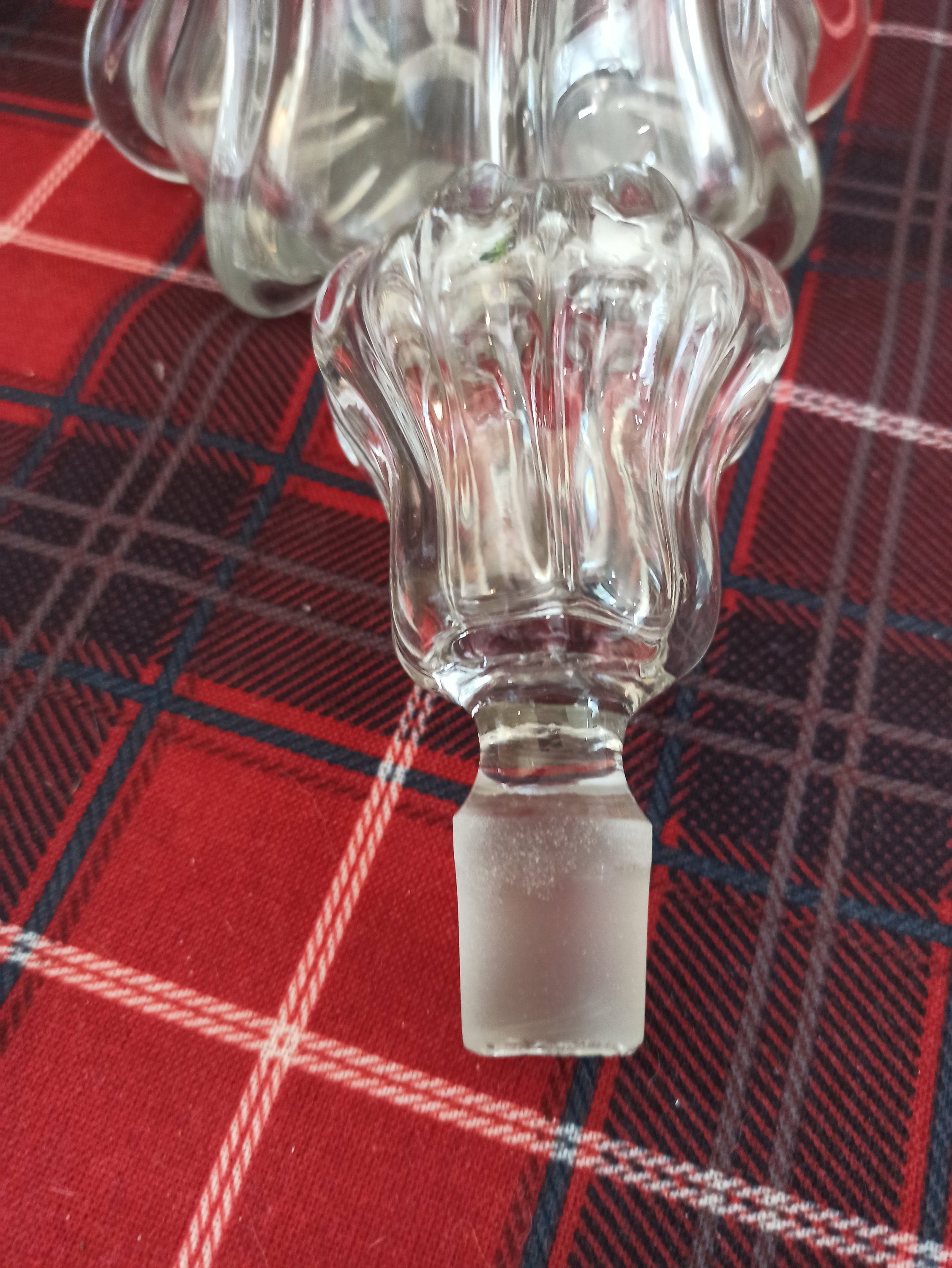 Set of Two Antique Victorian Decanters. Bell, Pillar Style. - Etsy UK