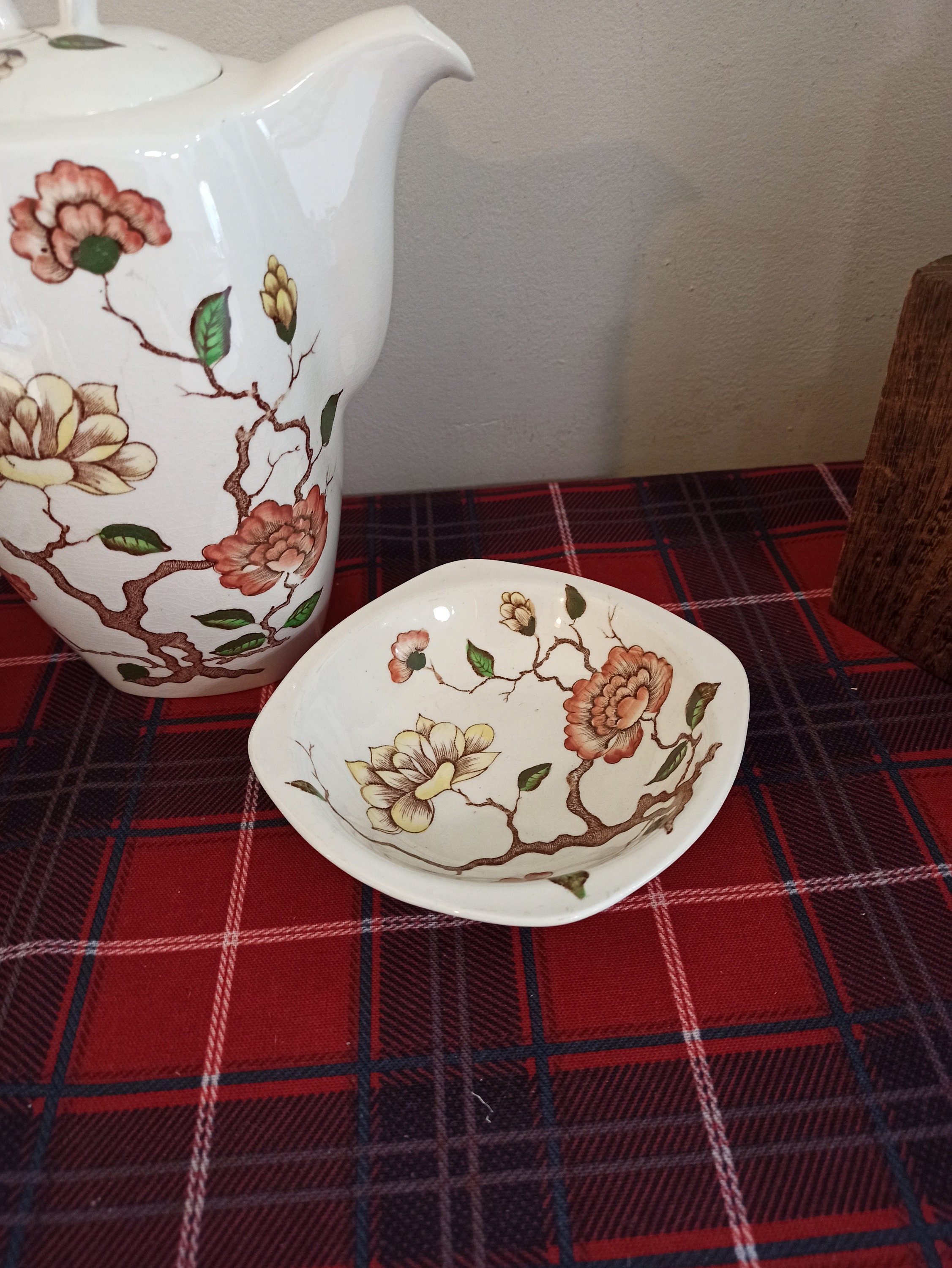 Burslem Midwinter Tea Set. Designed by Jessie Tait. Teapot - Etsy UK