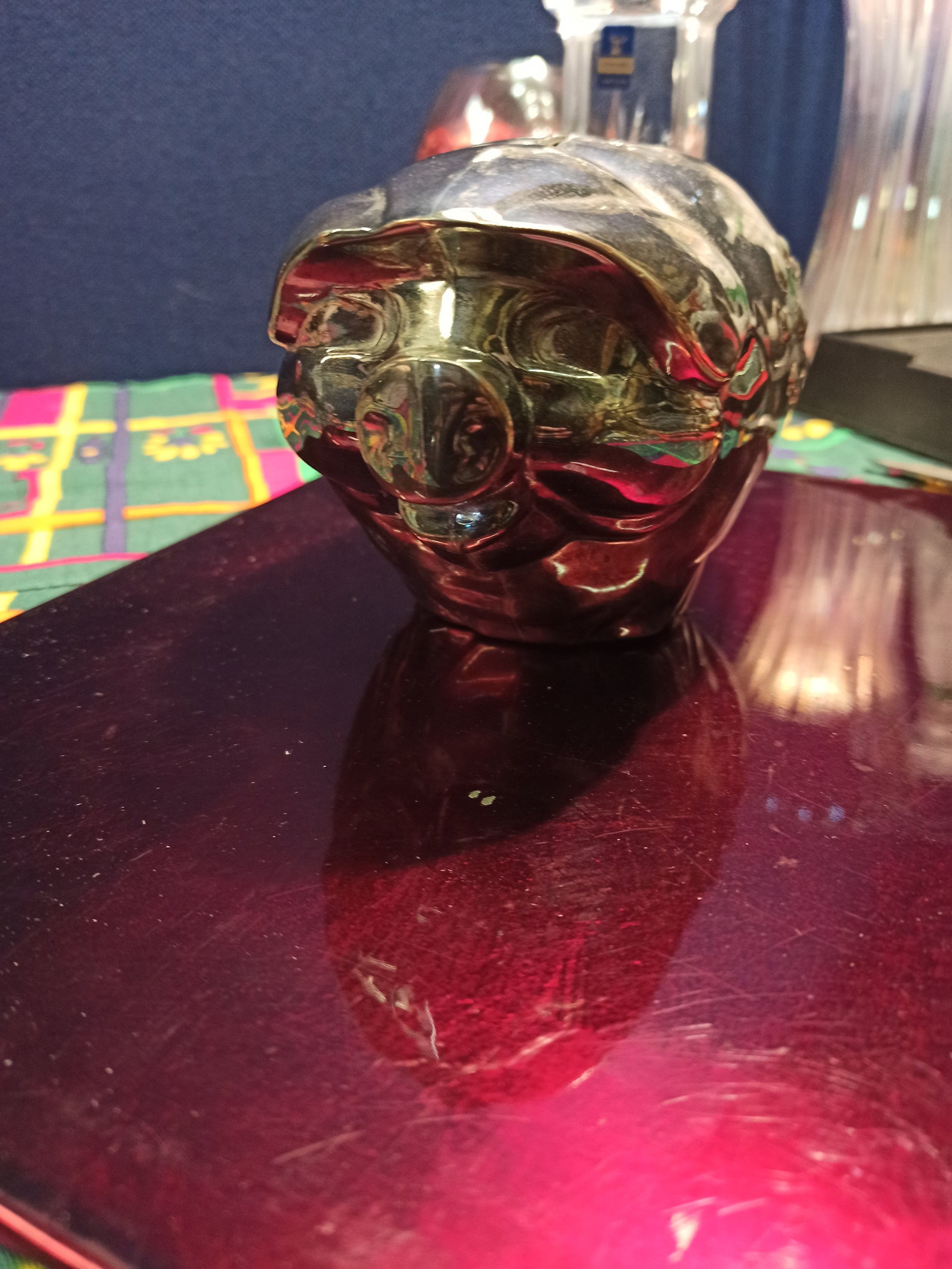 Vintage Pig Money Box - Good Condition - Metal - Etsy UK