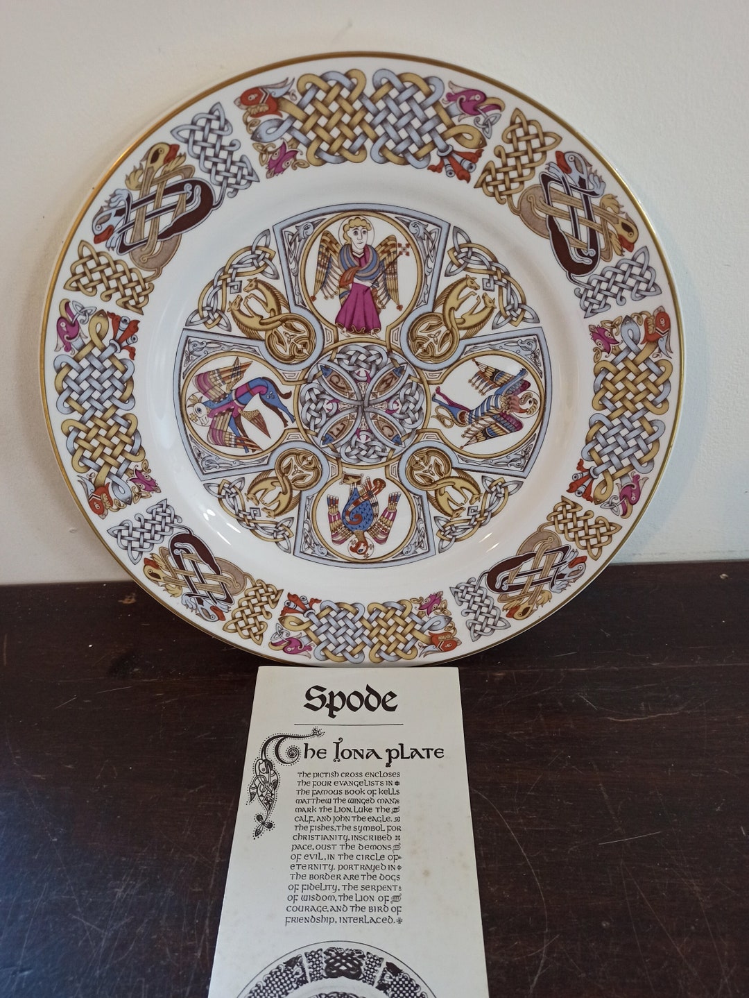 Spode Celtic Decorative Collectors Plates. Good Overall Condition. - Etsy
