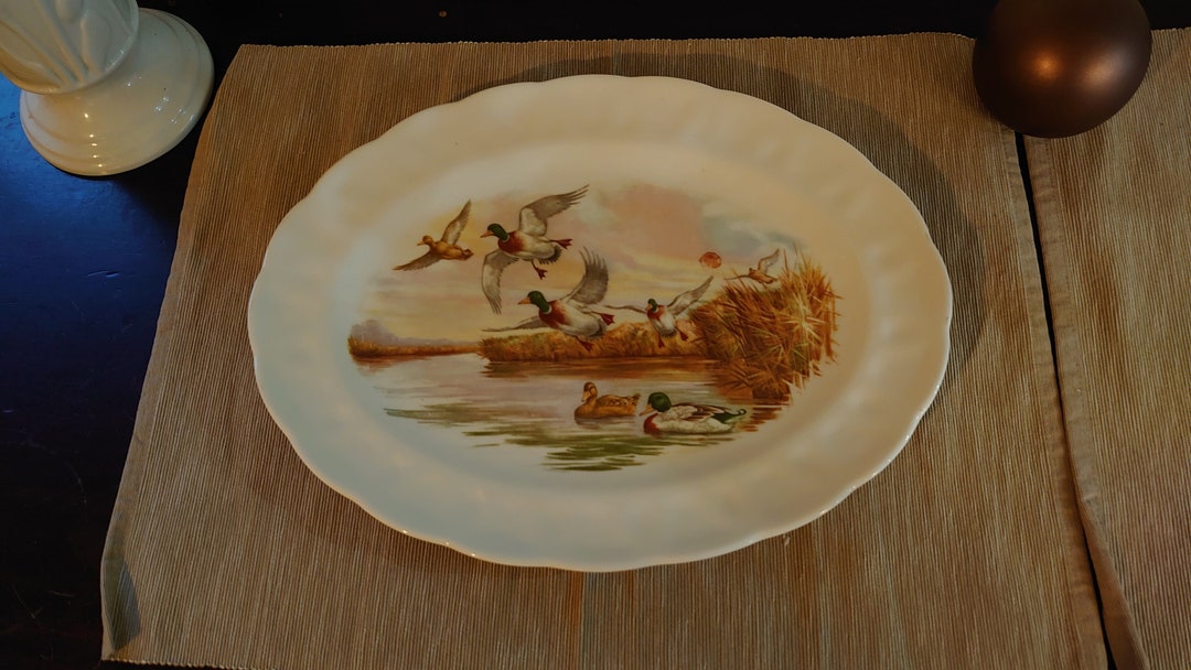 Sovereign China Mallard Duck Platter 34cm by 26.5cm Very Good to ...