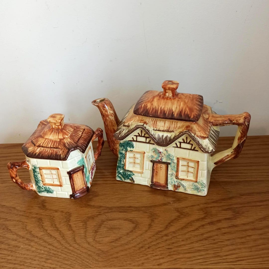 Keele St. Pottery Teapot and Lidded Sugar Bowl. - Etsy