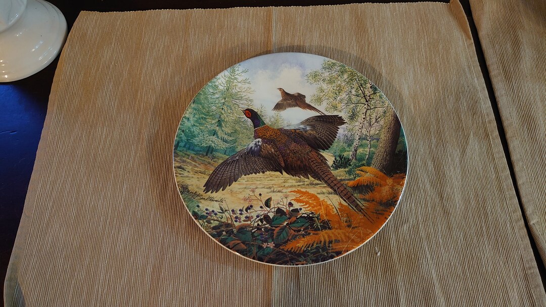 Royal Grafton Decorative Pheasant Plate - Fantastically Detailed and in ...