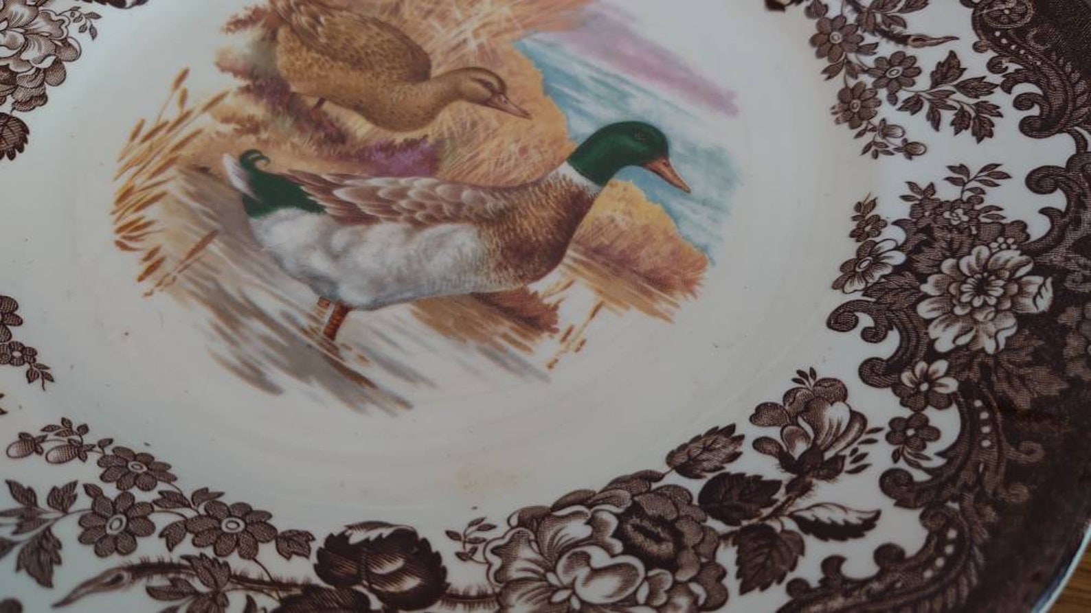 Palissy Pottery Royal Worcester Group Game Series Wall Plate | Etsy UK