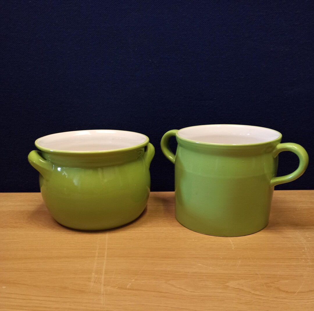 German Vintage Ceramic Kitchen Storage Pots. Very Good Condition - Etsy