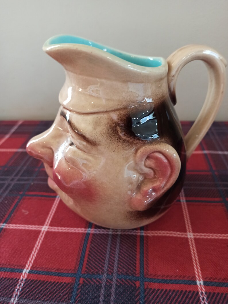 Antique Victorian Majolica Sarreguemines French Toby Jug. C1880s. - Etsy UK
