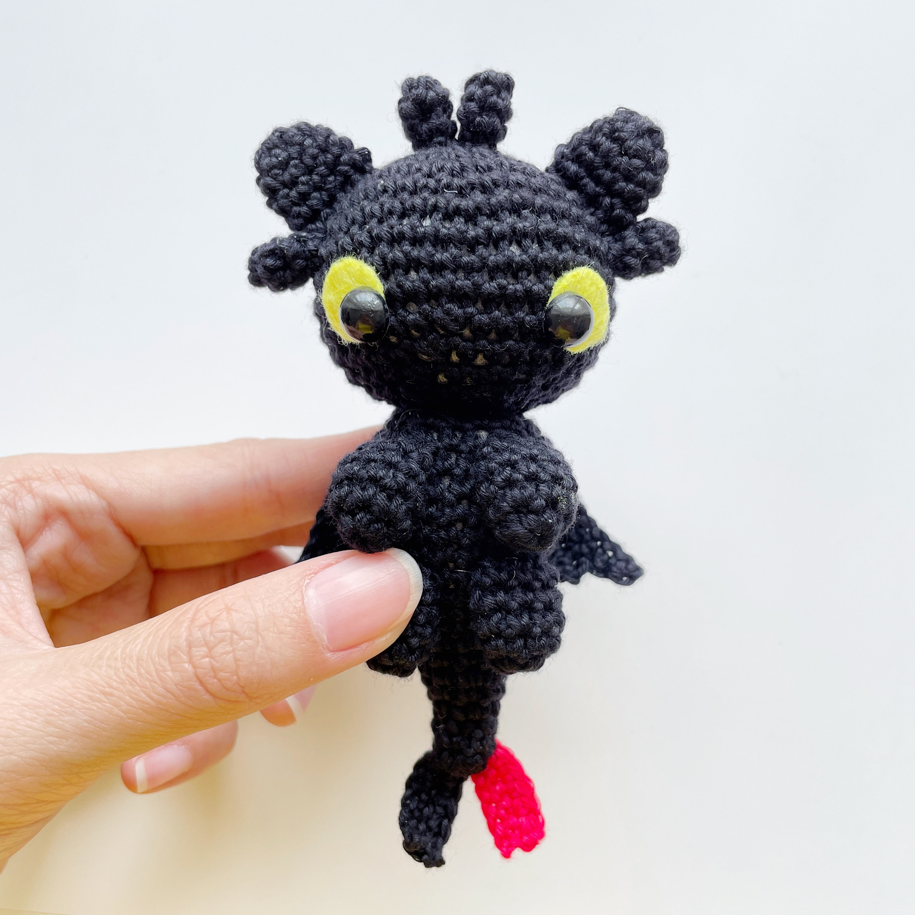 Crochet Pattern : Black Dragon Amigurumi PDF Pattern - Etsy