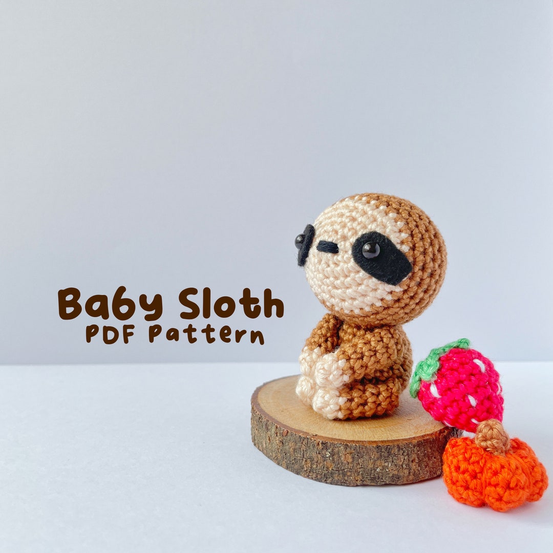 Crochet Pattern : Baby Sloth Amigurumi PDF Pattern - Etsy