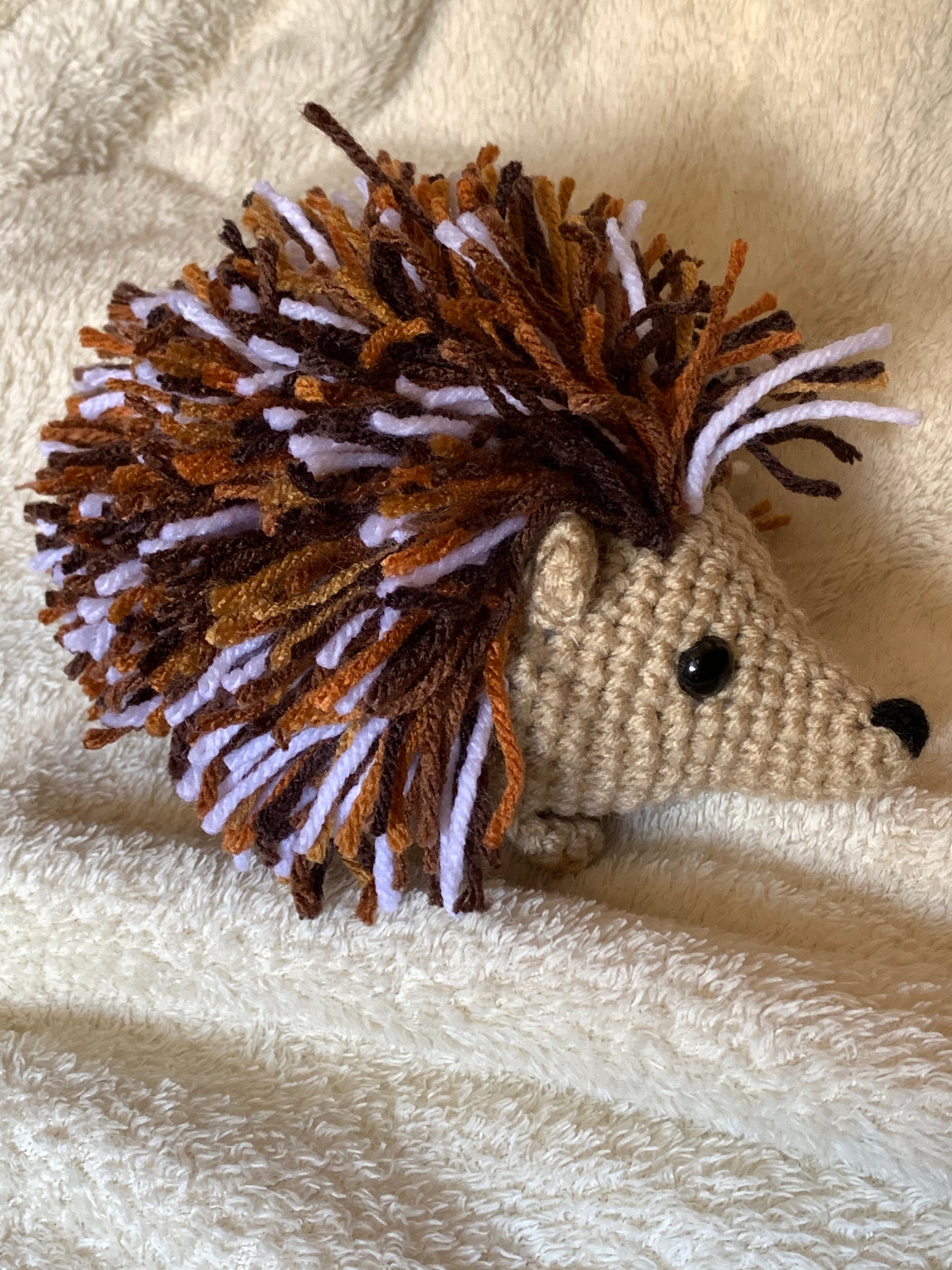 Fluffy Hedgehog - Etsy