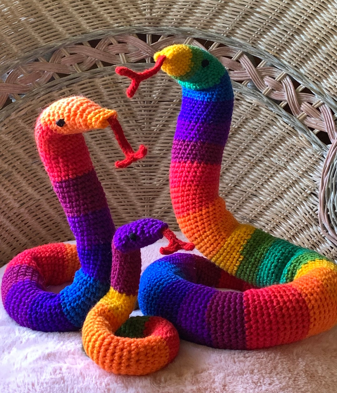 Posable Snake Family - Etsy