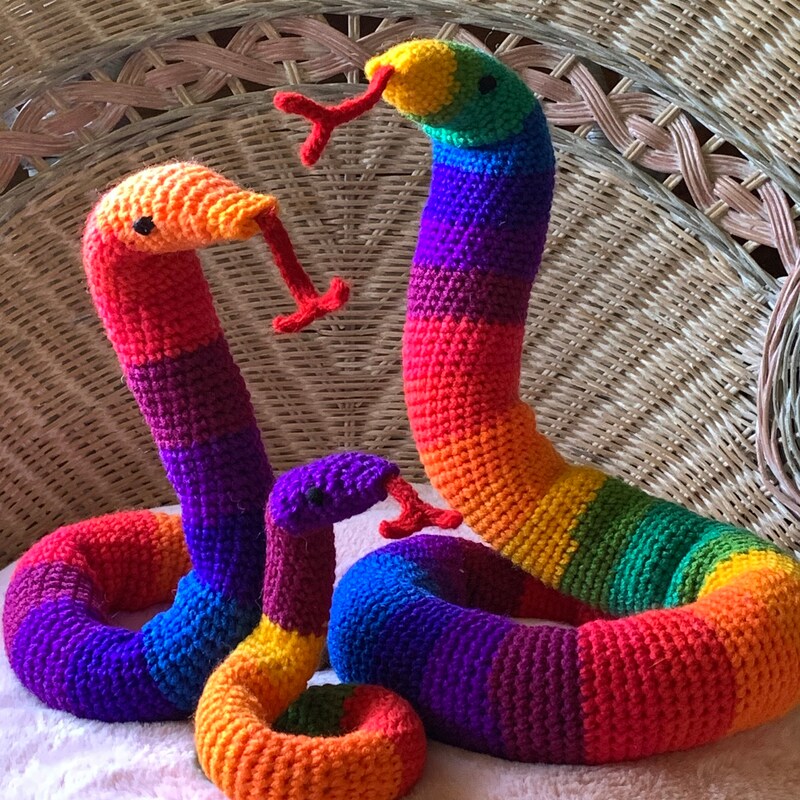 Rainbow Snake - Etsy