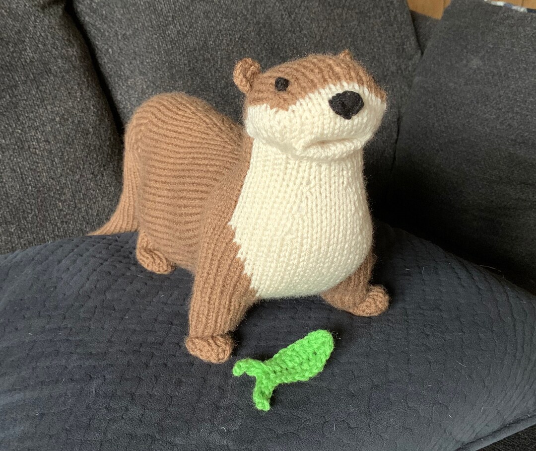 Knitted Otter - Etsy
