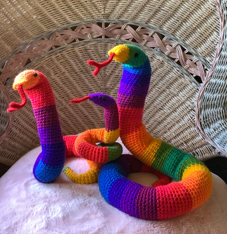 Posable Snake Family - Etsy