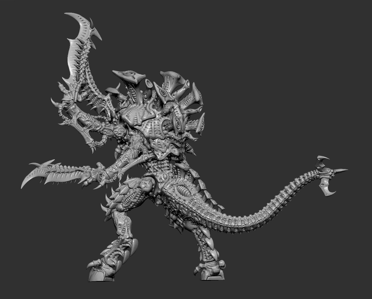 Ultrathrax Alien Space Bug Overlord STL file for 3d printing | Etsy