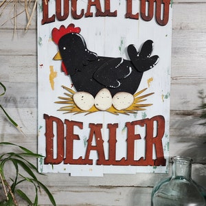 DIY Wood Kit! Ready to Paint. Cute Chicken Sign. Farmhouse. Country ...