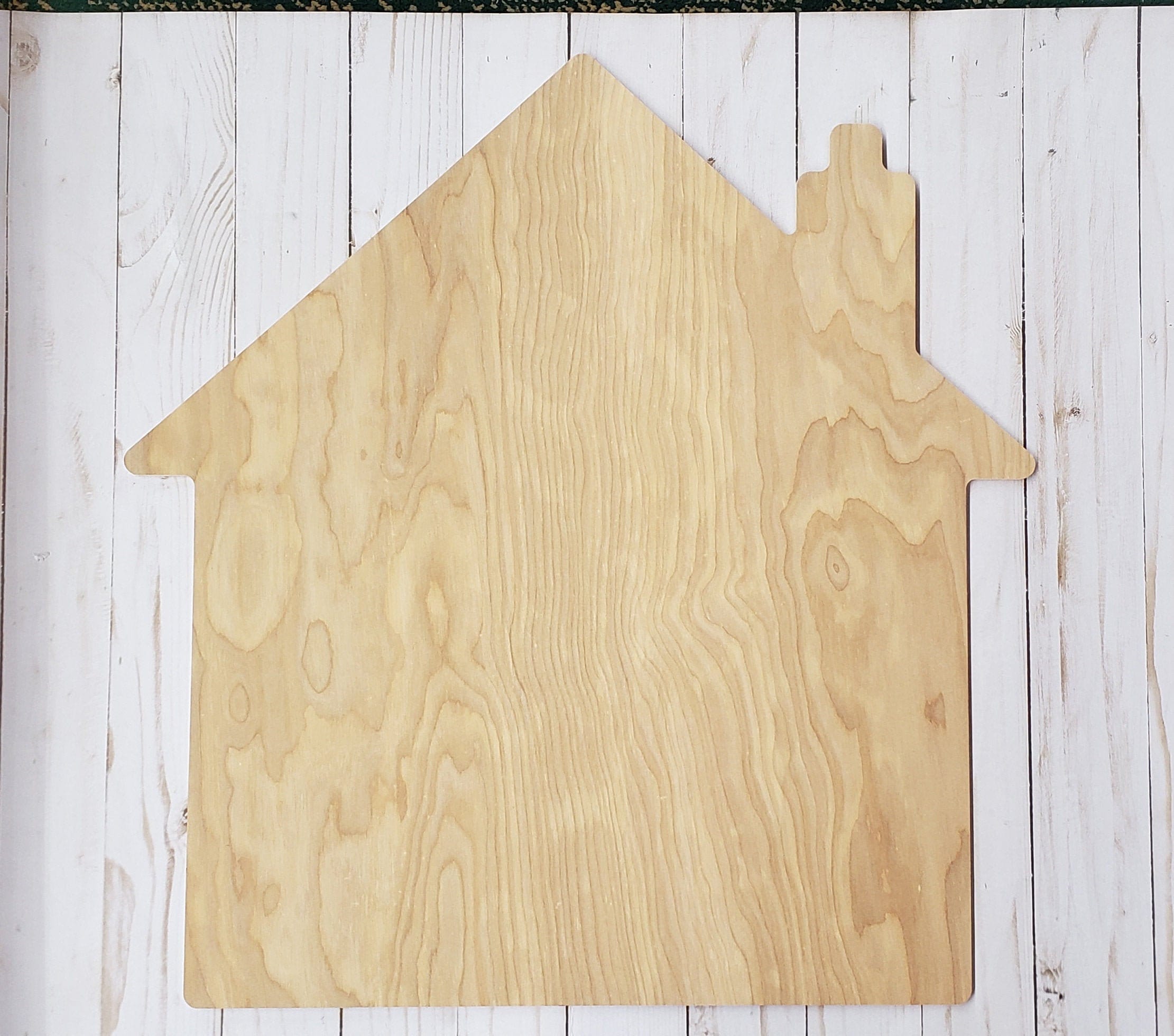 HOUSE Unfinished Wooden Craft Shape Wood House Cutout | Etsy