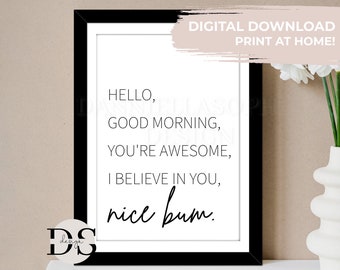 Good Morning Print - Etsy