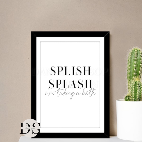 Splish Splash I Was - Etsy