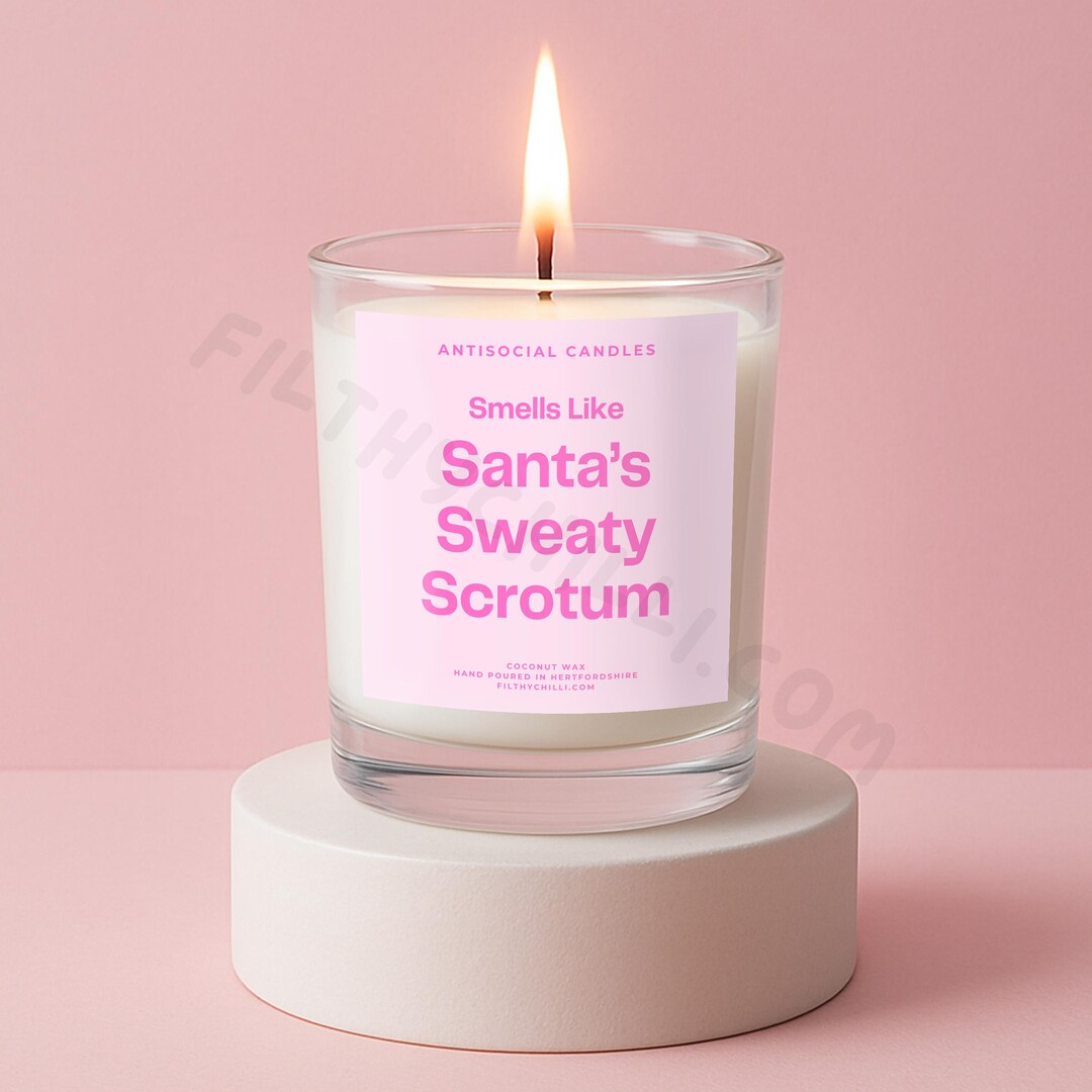 Funny Christmas Candle, Crude Christmas Gift, Secret Santa Gifts ...