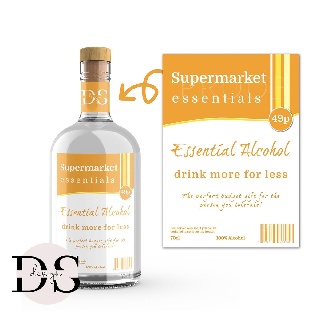 Funny Wine Label, Wine Bottle Label, Sarcastic Gifts for Him, Offensive ...