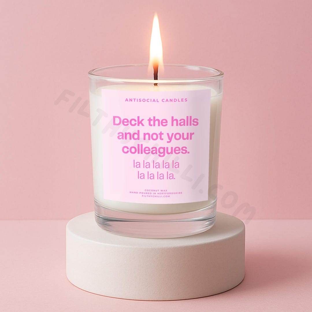 Funny Work Colleague Christmas Gift Candle, Office Secret Santa Gifts ...