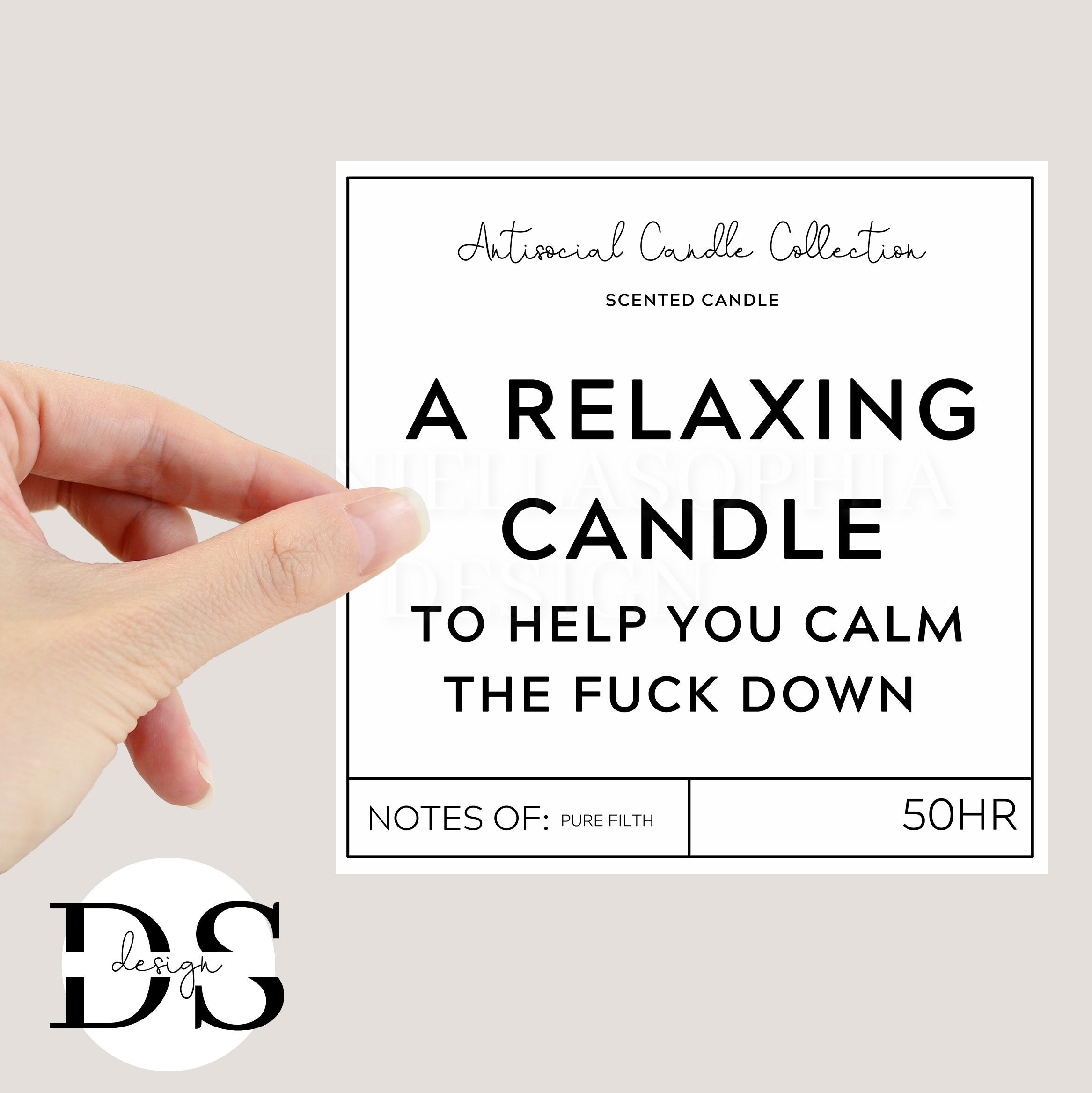 Rude Candles Relaxing Gift Funny Gift for Friend Candle - Etsy UK
